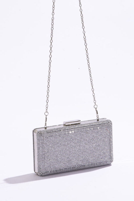 Carteira De Festa Irina Na Cor Prata | Arthur Caliman